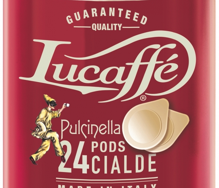 Lucaffe' Pulcinella 24ct ESE Pods in Aroma fresh Tin