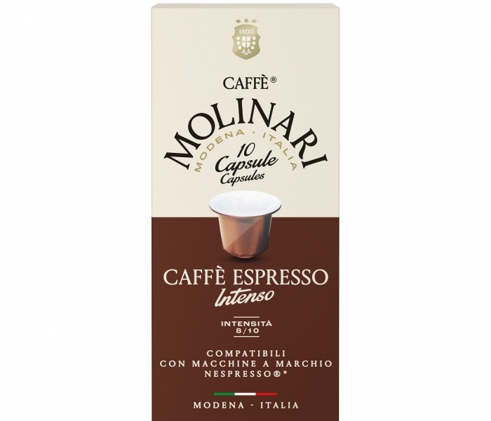 Molinari Caffe' Espresso Intenso Aluminum *Nespresso Compatible Capsule