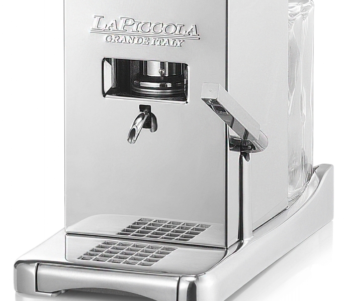 LaPiccola Piccola Piccola Stainless Steel "Satin Finish" ESE Pod machine