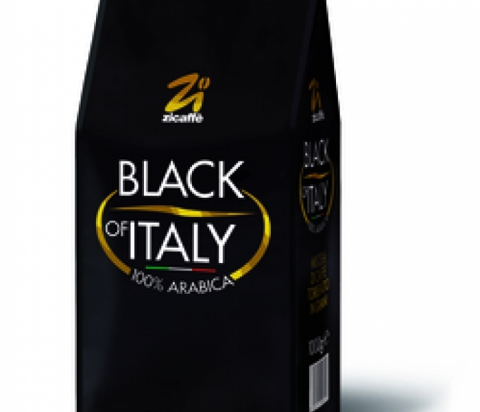 Zicaffe' Black of Italy 100% Arabica Wholebeans
