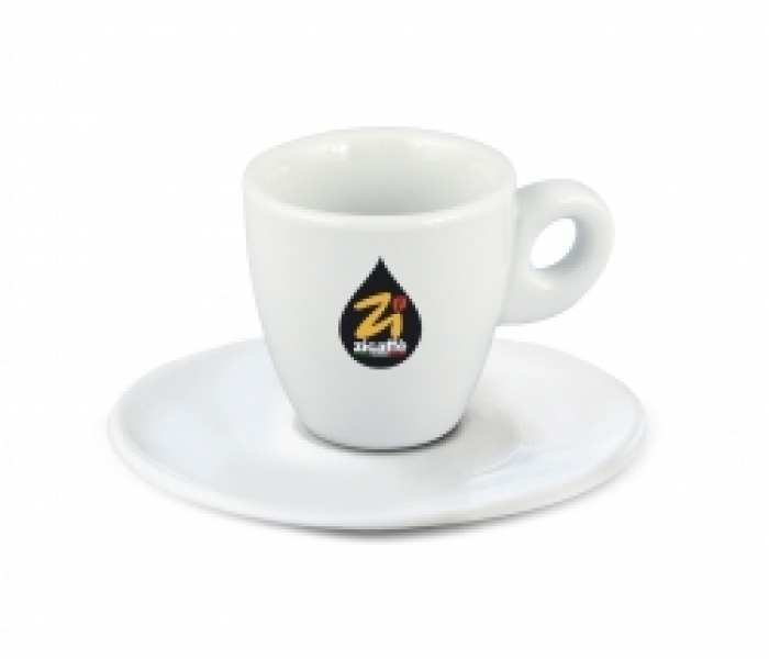 Zicaffe Espresso cups White with logo